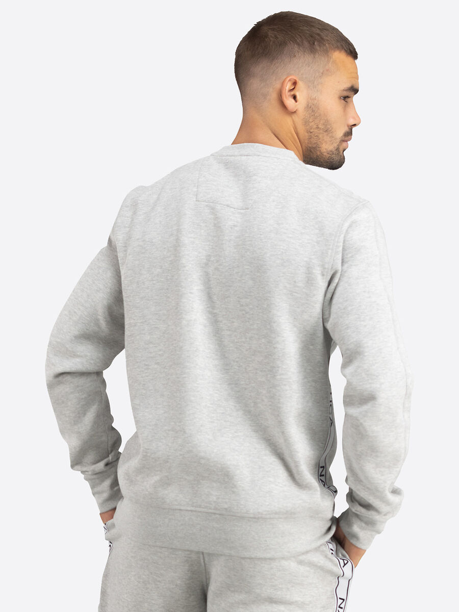 Nautica Essentials Collection Enzo Jumper Grey Marl | SWEATERS ...
