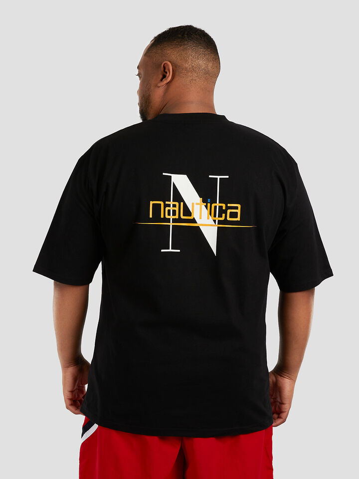 Big & Tall Essentials Gaunt Tee Black | BIG & TALL | Nautica Australia